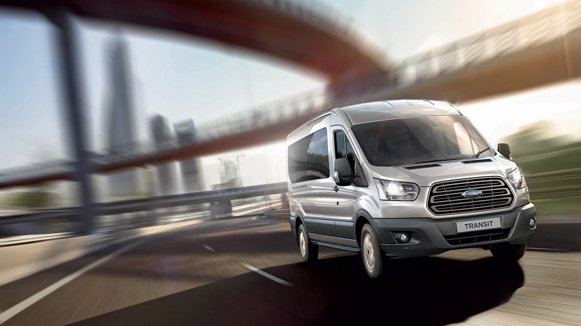 Ford Transit Minibus at Busseys Transit Centre Norwich